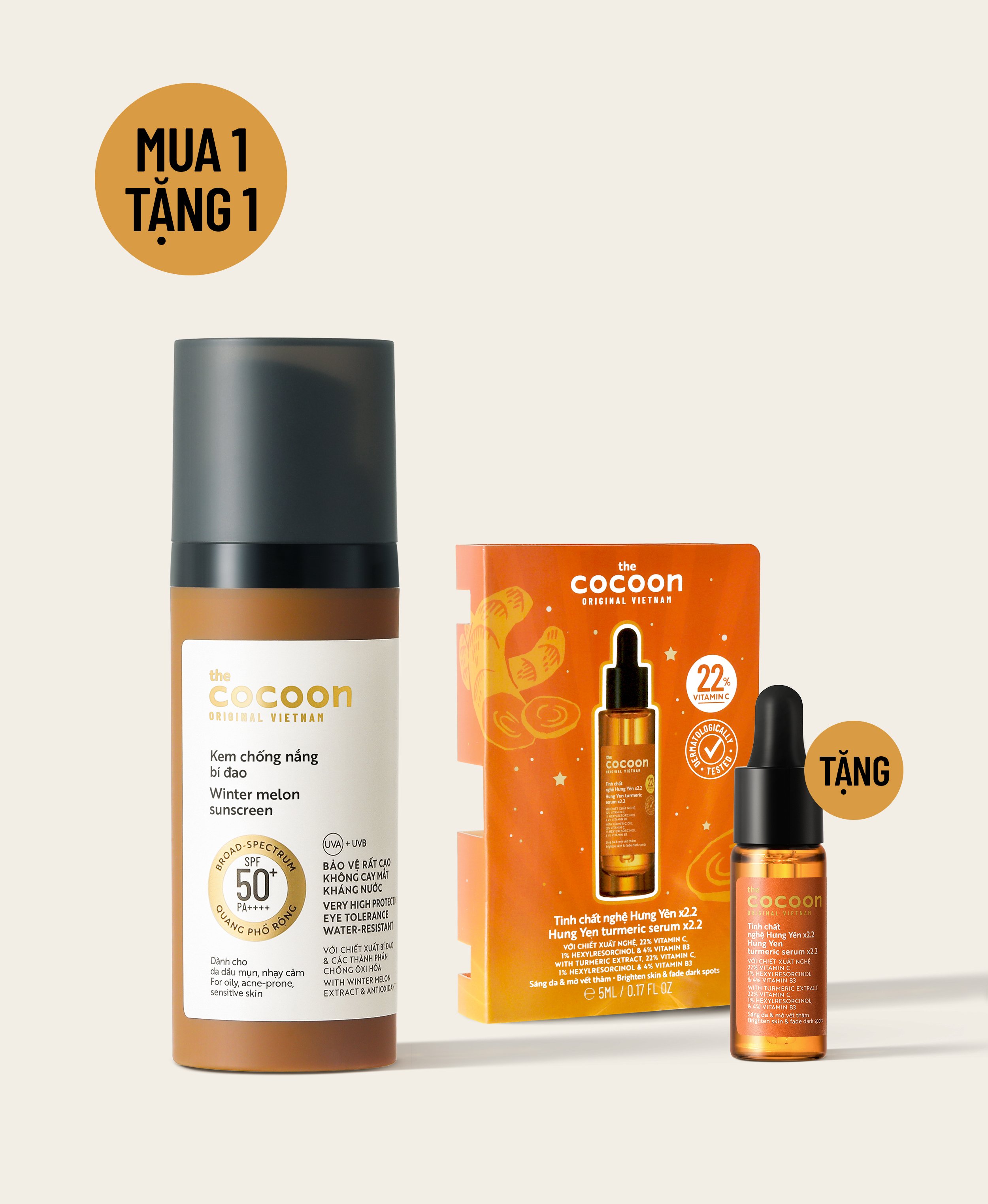 Kem chống nắng bí đao 50ml